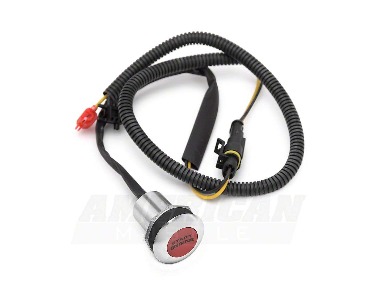 SpeedForm Mustang Modern Billet Push Button Start Ignition Kit 41059 ...