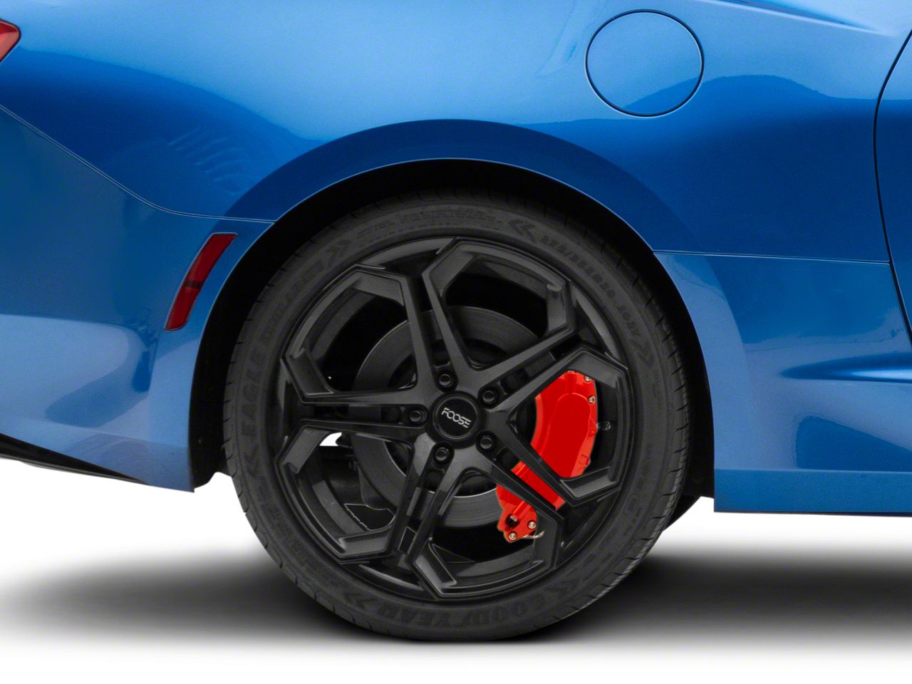 SR Performance Camaro Brake Caliper Covers; Red; Front and Rear CC6115 ...