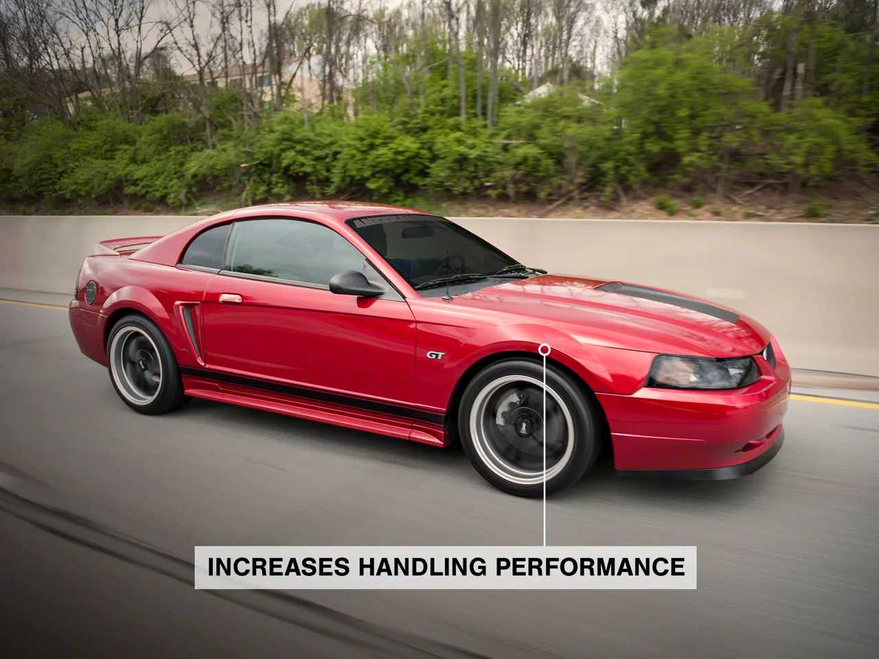 SR Performance Mustang Front Strut 390044 (94-04 Mustang) - Free Shipping