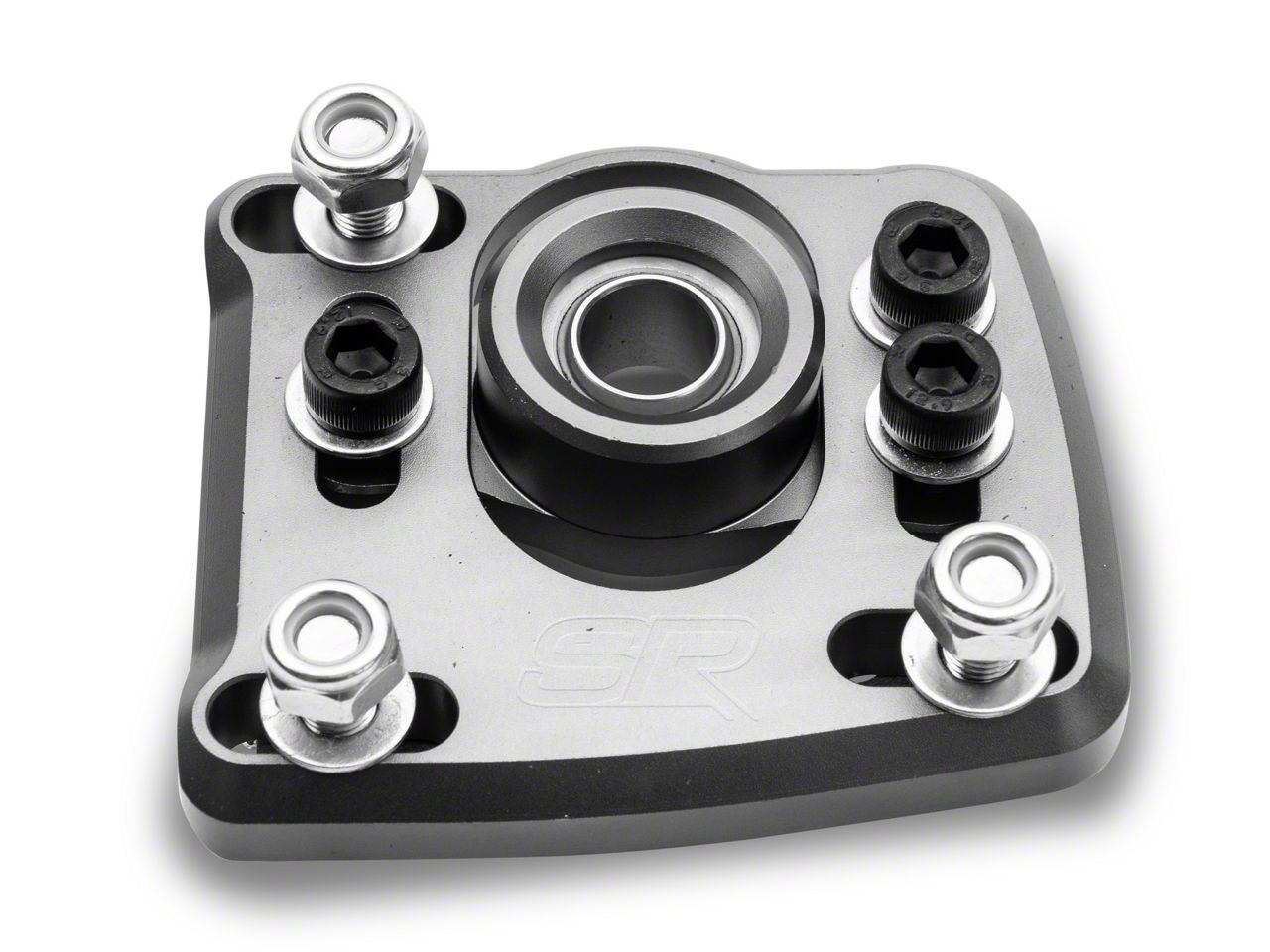 SR Performance Mustang Caster Camber Plates; Gunmetal 412338 (94-04 ...