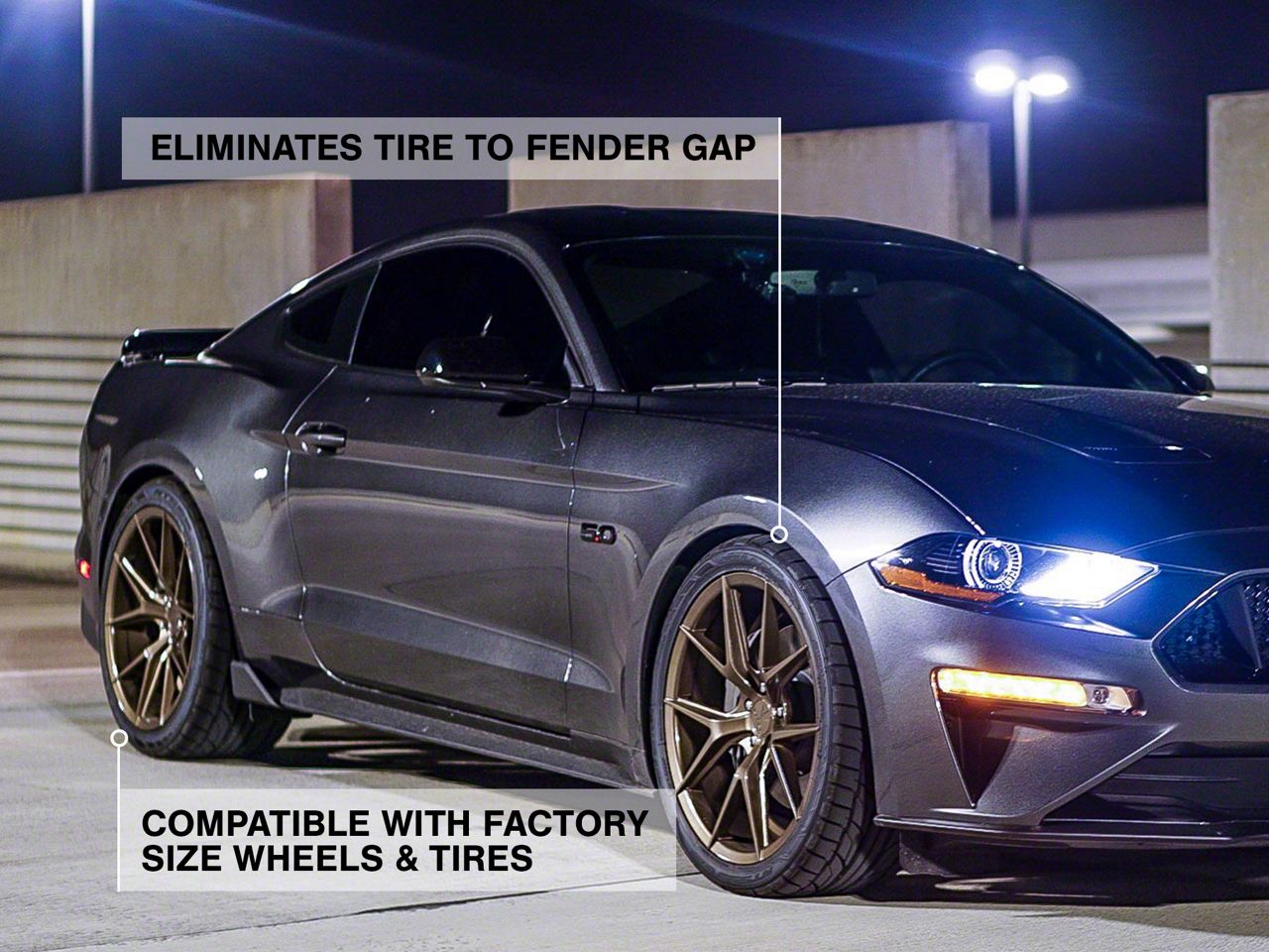 SR Performance Mustang Sport Lowering Springs 404915 (15-25 Mustang w/o ...