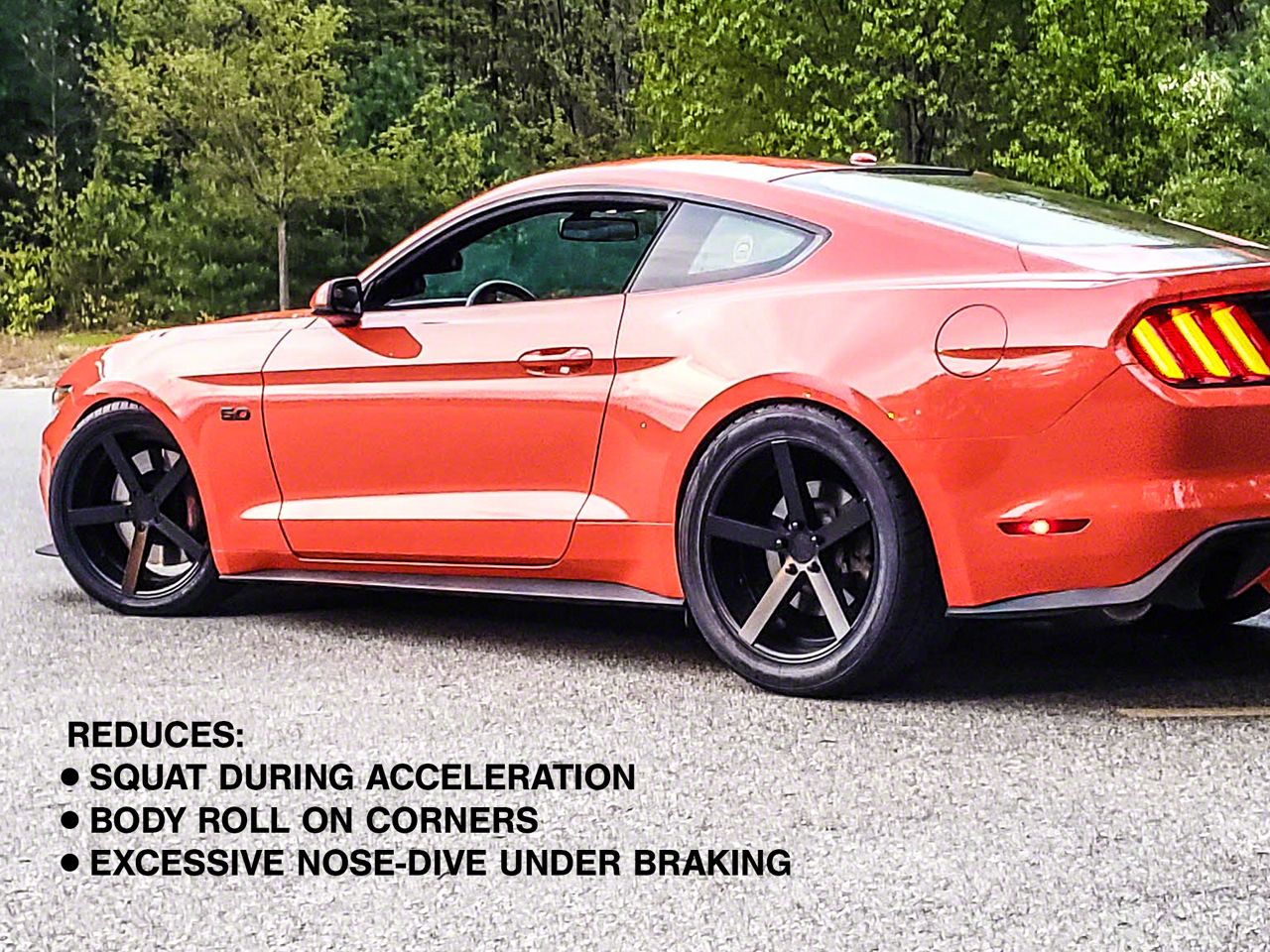 SR Performance Mustang Sport Lowering Springs 404915 (15-25 Mustang w/o ...