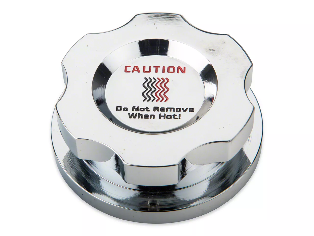 SpeedForm Mustang Modern Billet Radiator Cap Cover; Chrome 41056 (05-10 ...