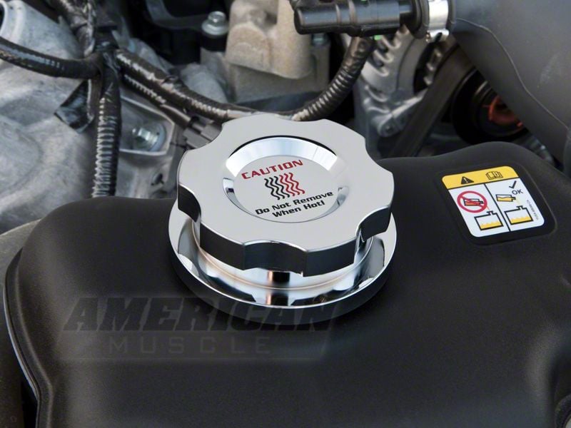 SpeedForm Mustang Modern Billet Radiator Cap Cover Chrome 41056 05 10 Mustang Free Shipping