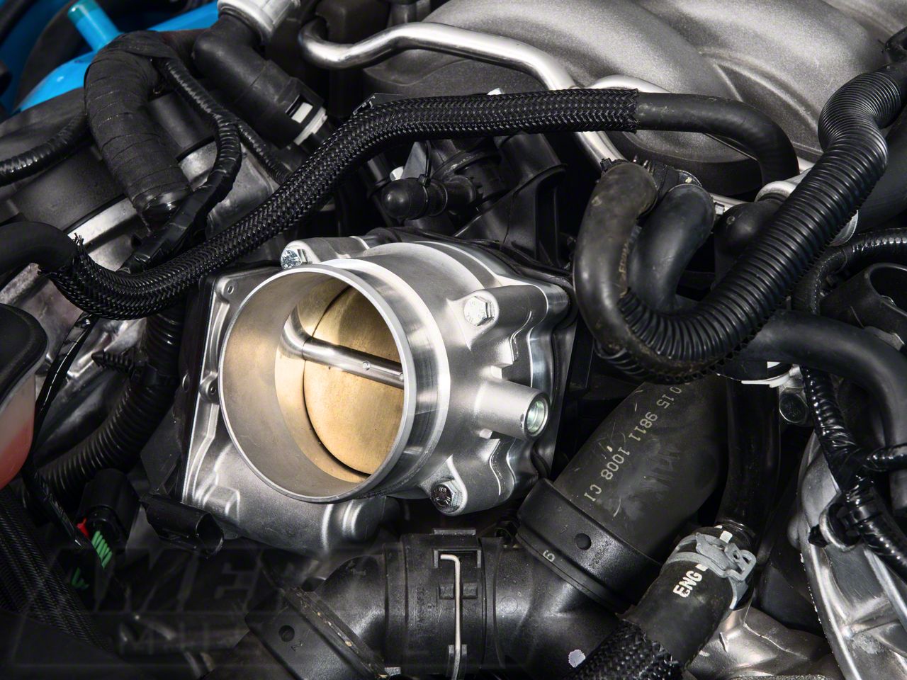 SR Performance Mustang Throttle Body Spacer 41338 (11-23 Mustang GT ...