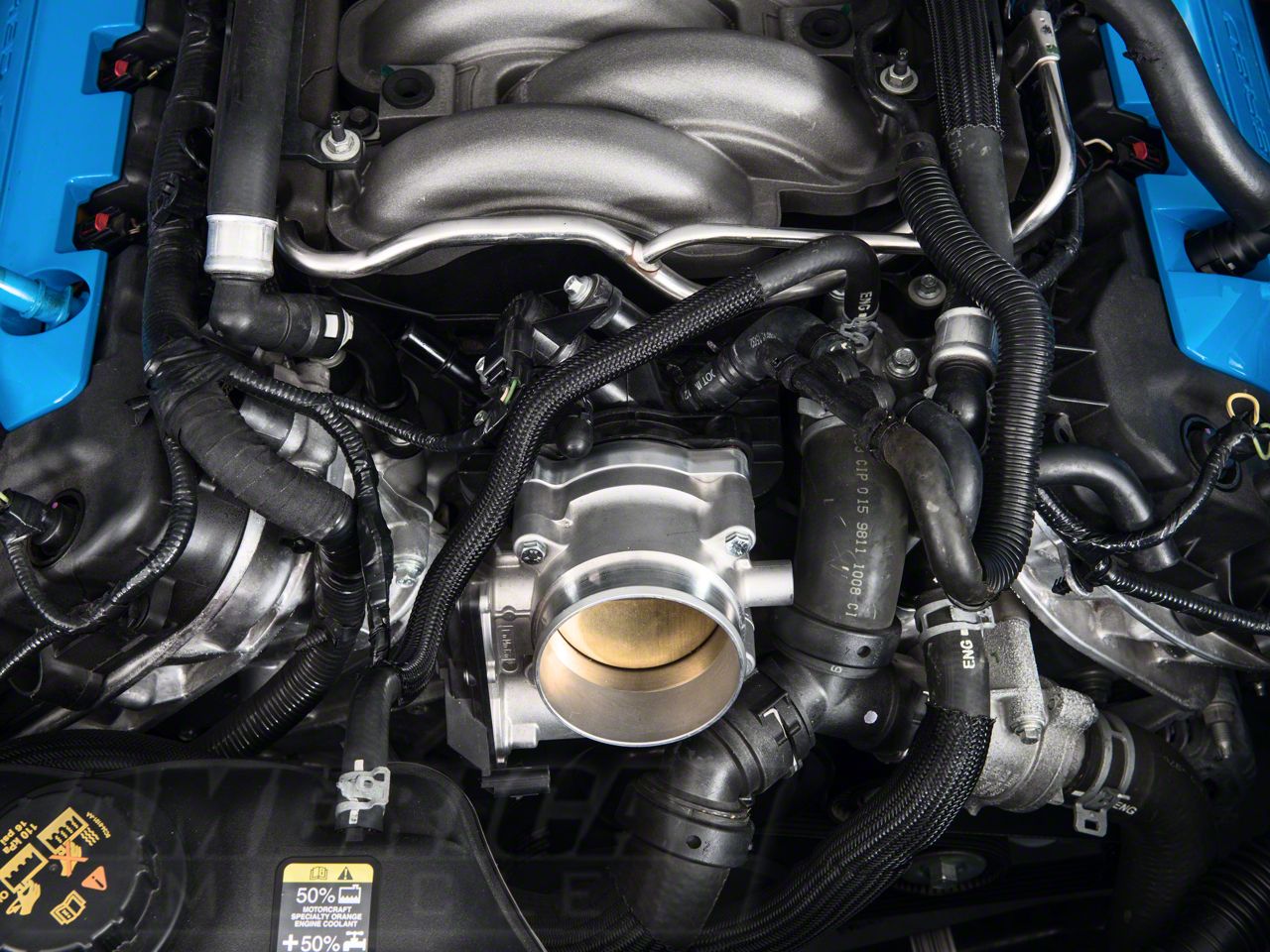 SR Performance Mustang Throttle Body Spacer 41338 (11-23 Mustang GT ...