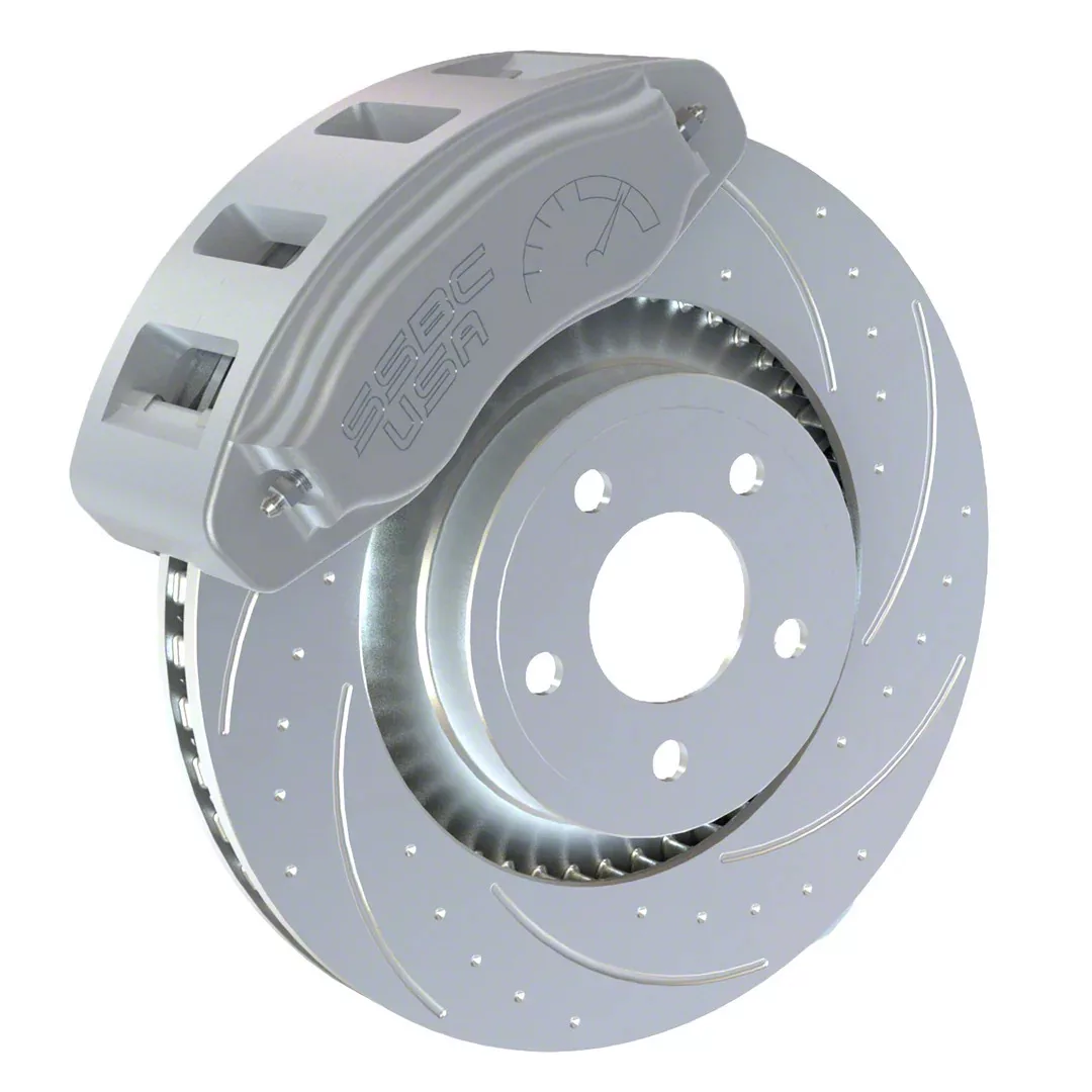 SSBC-USA Mustang R6-Redline Front 6-Piston Direct Fit Caliper and Semi ...