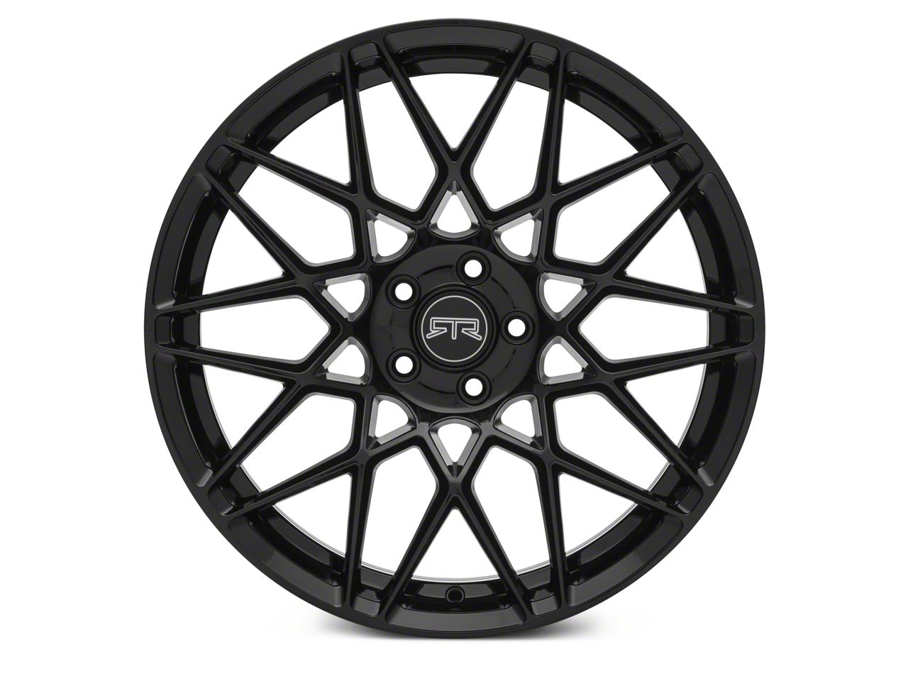 Mustang Staggered RTR Tech Mesh Gloss Black Wheel and Sumitomo Maximum ...