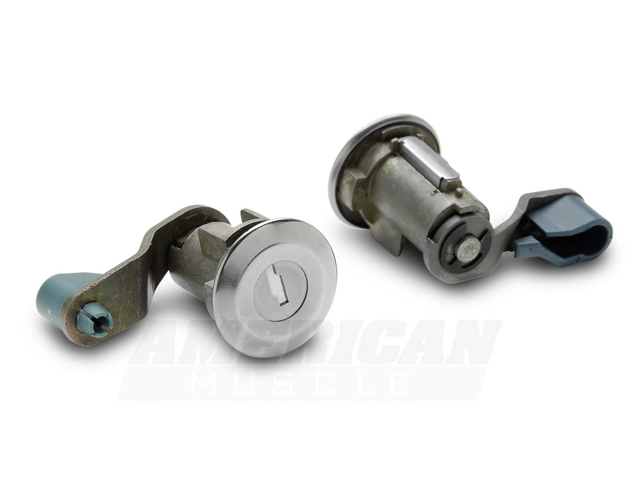 OPR Mustang Lock Set; Stainless Steel 95727 (87-93 Mustang) - Free Shipping