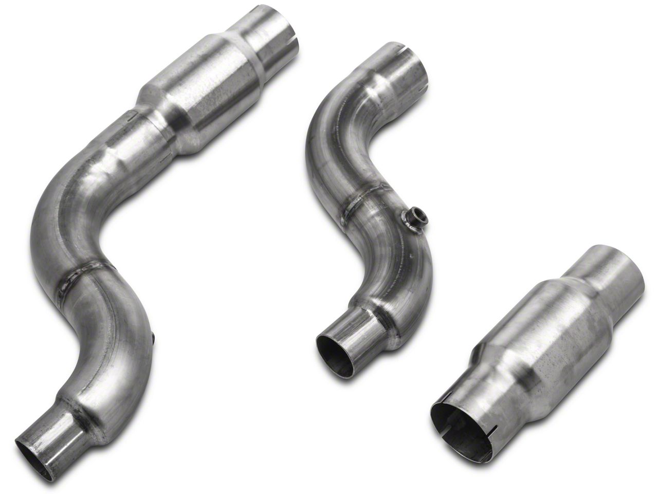 Stainless Power Mustang 1-7/8-Inch Long Tube Headers; Catted SM255HCAT ...