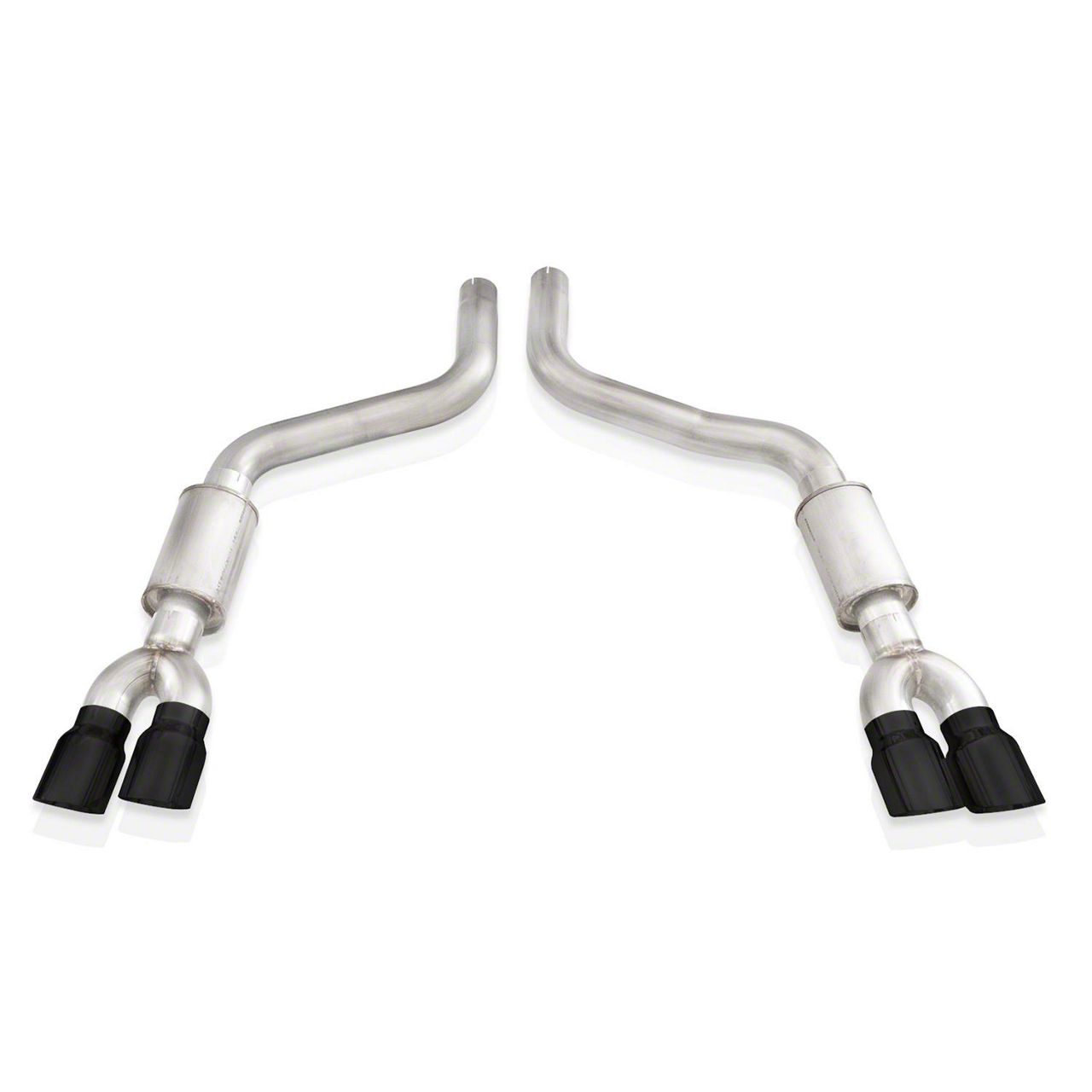 Stainless Works Challenger Legend Series Axle-Back Exhaust with Black ...