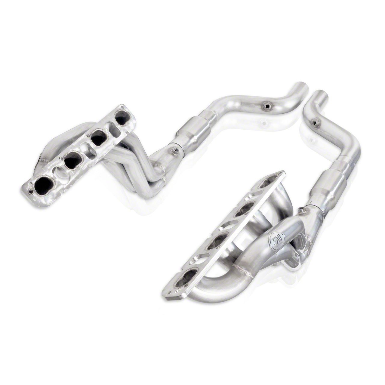 Stainless Works Charger 2-Inch Long Tube Headers with Catted Mid-Pipe ...