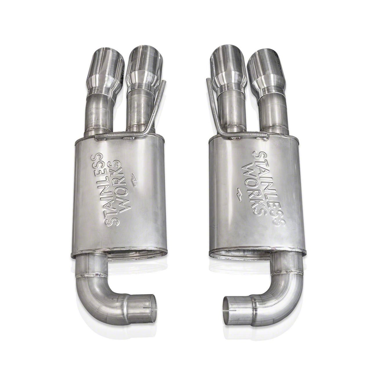 Stainless Works Mustang Redline Series Axle-Back Exhaust with Polished ...