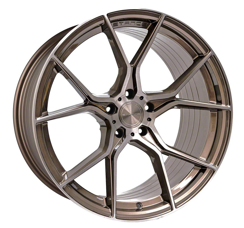 Stance Wheels Mustang SF07 Brushed Dual Bronze Wheel; 20x10; 30mm ...