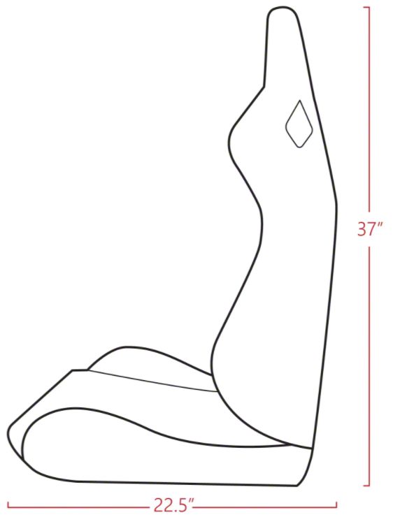 Status: Challenger RTX Reclining Seats; Red SRS1052-R (Universal; Some ...