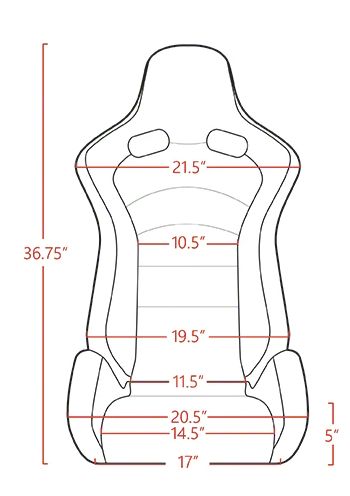 Status: Challenger Touring Reclining Seats; Black SRS1064-B (Universal ...