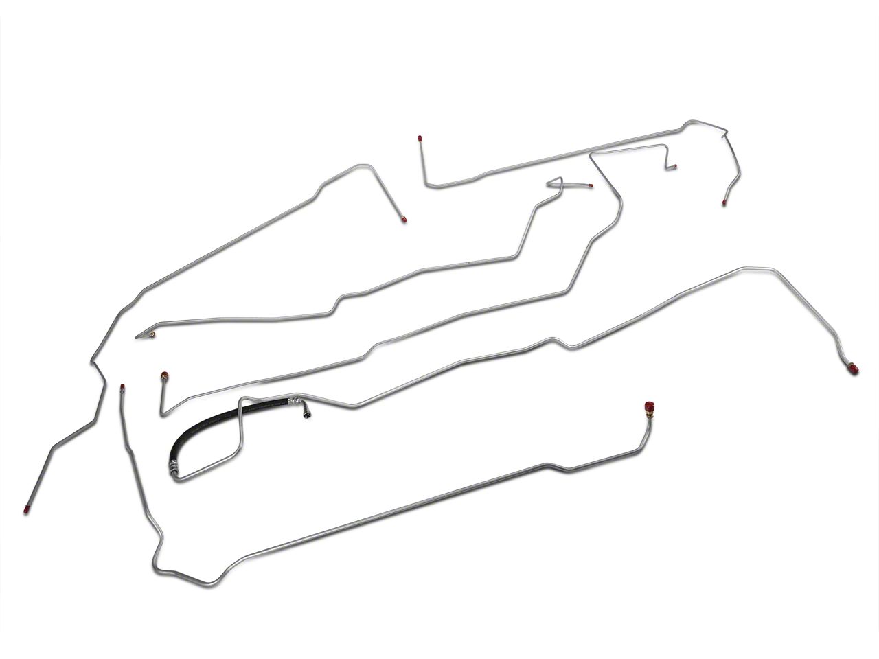 OPR Mustang Fuel Line Kit; Steel 394015 (96-98 Mustang GT) - Free Shipping