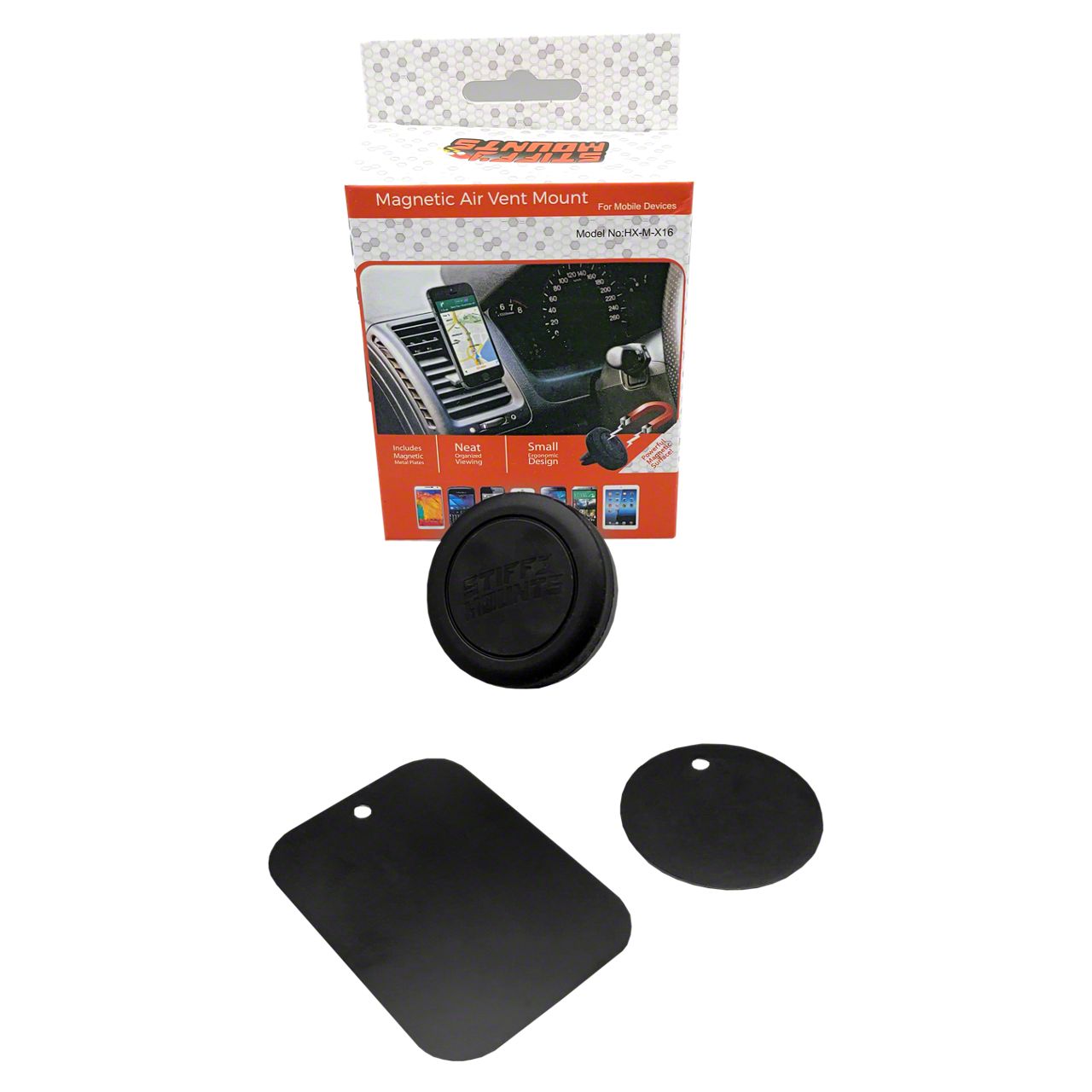 Stiffy Mounts Camaro Universal Vent Phone Mount; Black SMUV1 (Universal ...