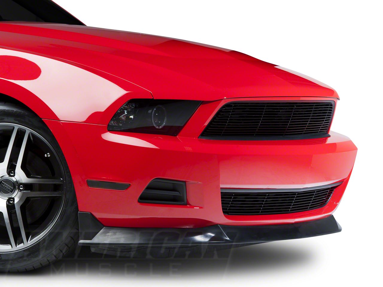 Mustang Chin Spoiler; Unpainted (10-12 Mustang V6) - Free Shipping