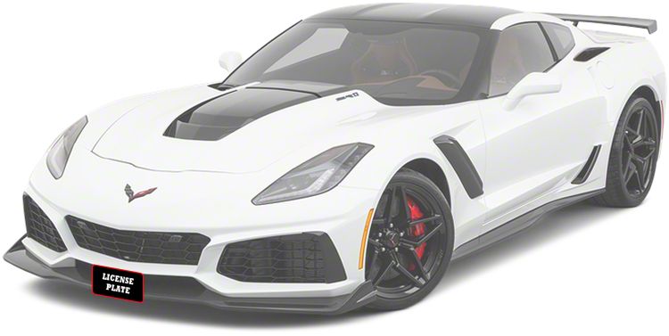 Sto N Sho Corvette Detachable Front License Plate Bracket SNS50A (15-19 ...