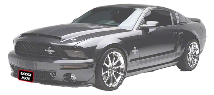 Sto N Sho Mustang Detachable Front License Plate Bracket SNS13a (07-09 ...