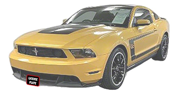 Sto N Sho Mustang Detachable Front License Plate Bracket SNS5c (10-12 ...