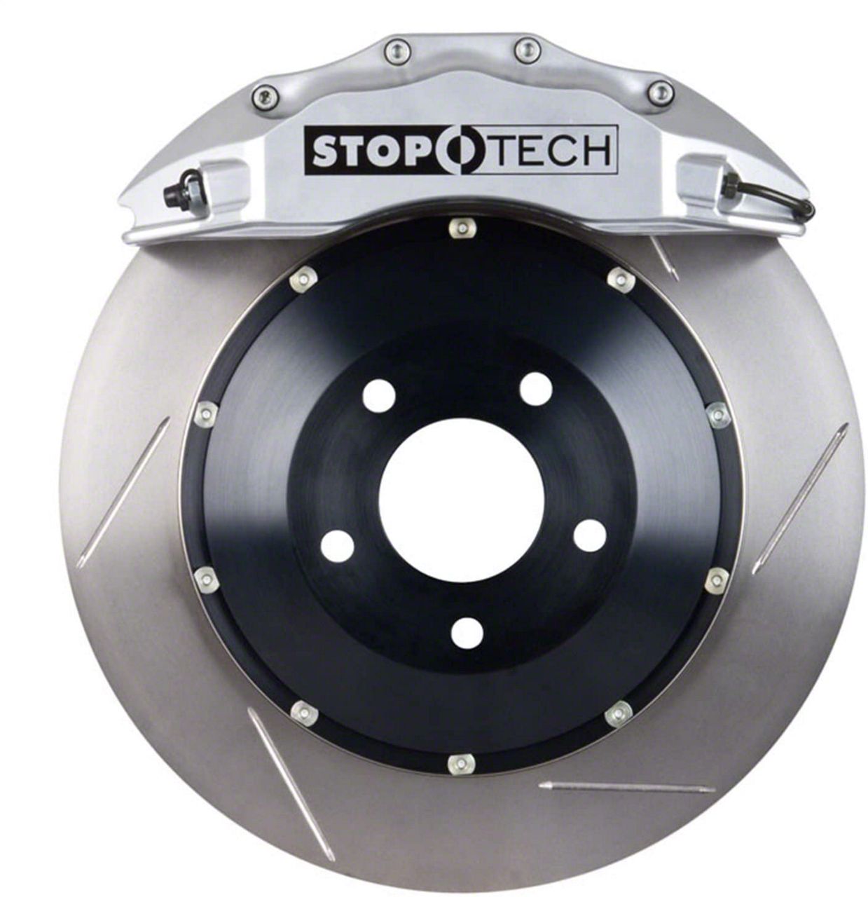 StopTech Camaro ST-60 Aero Slotted 2-Piece Front Big Brake Kit; Silver ...