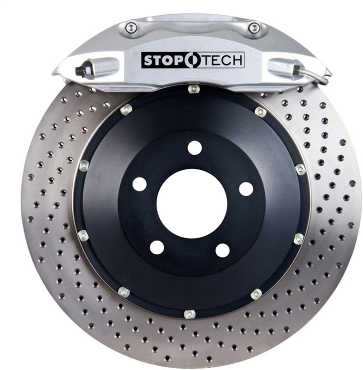 StopTech Challenger ST-40 Performance Drilled 2-Piece Rear Big Brake ...
