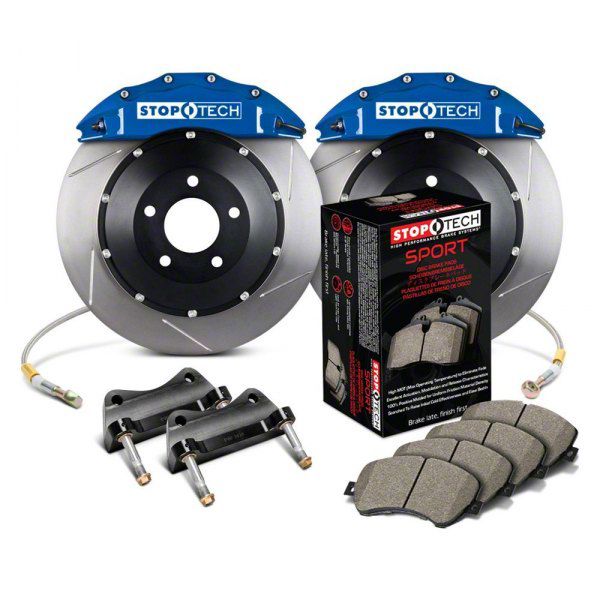 StopTech Corvette ST-60 Performance Slotted 2-Piece Front Big Brake Kit ...