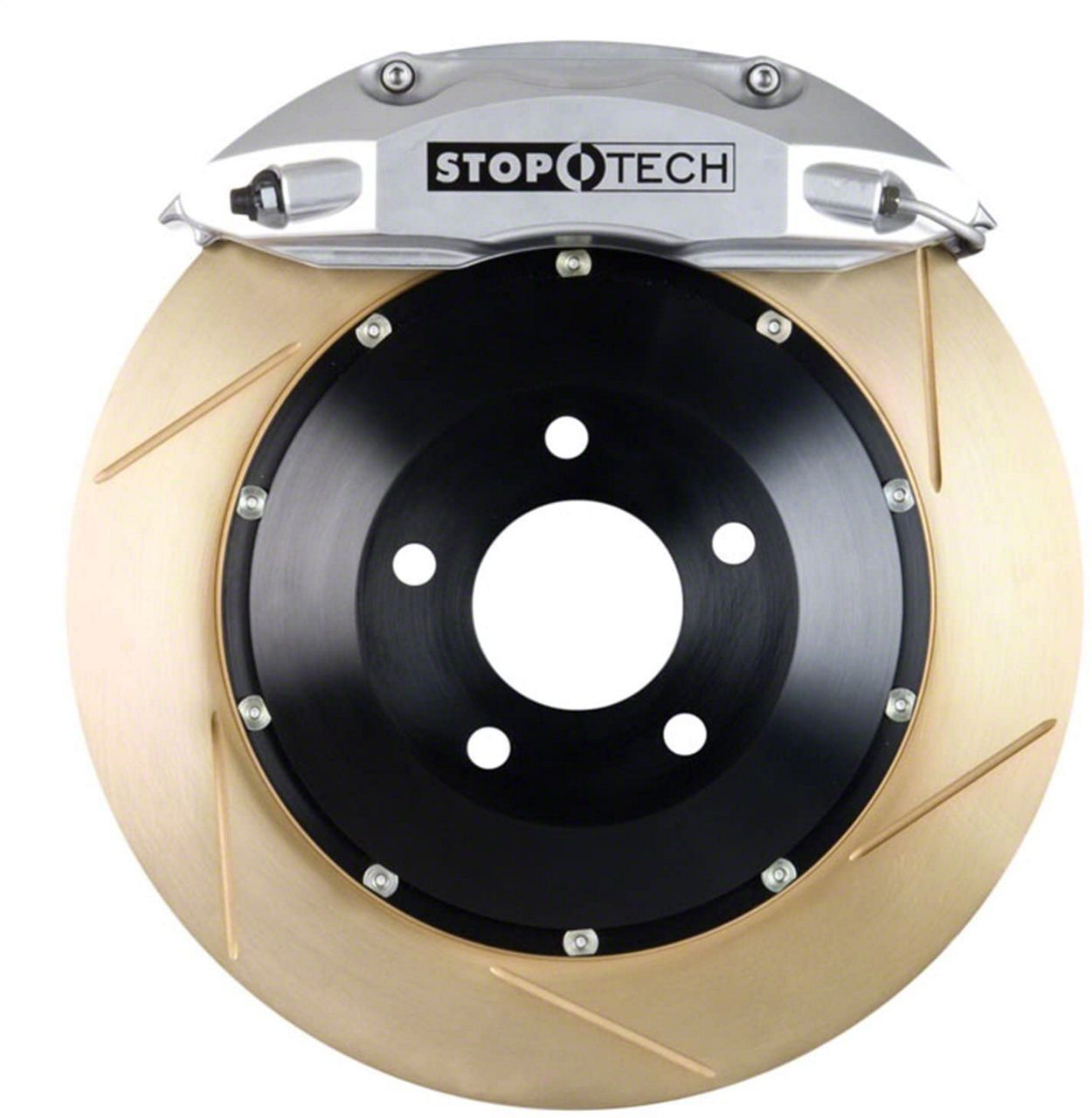 StopTech Mustang ST-40 Performance Slotted Coated 2-Piece Front Big ...