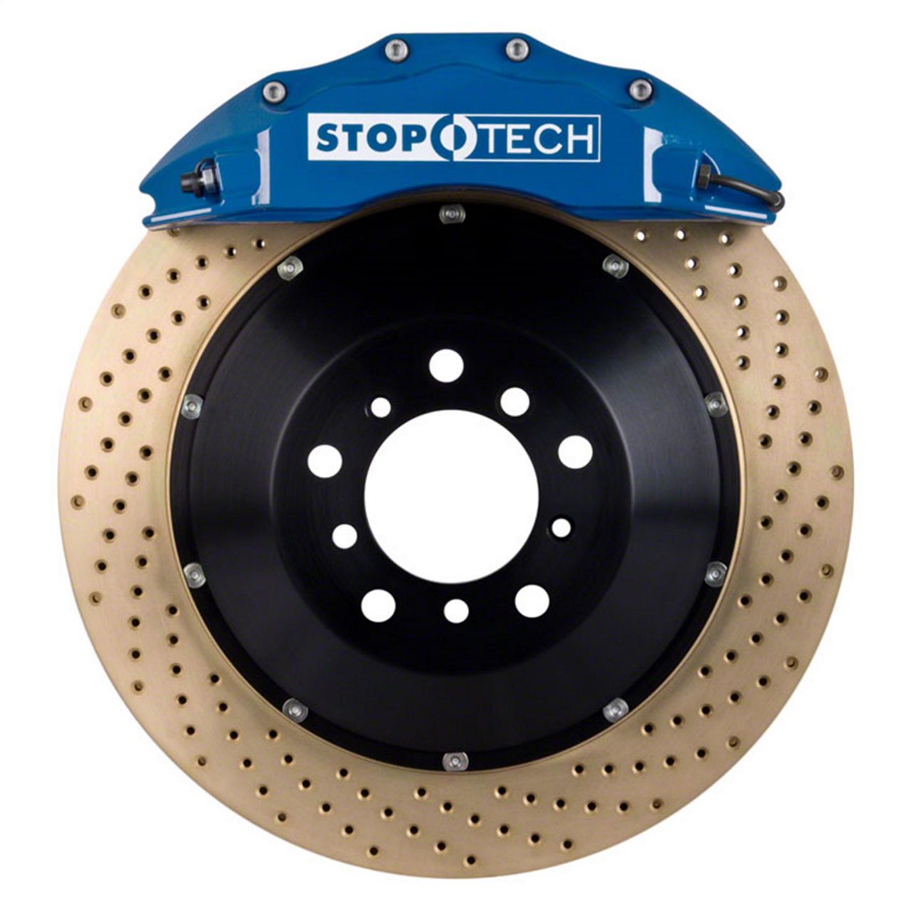 StopTech Mustang ST-60 Performance Drilled Coated 2-Piece Front Big ...