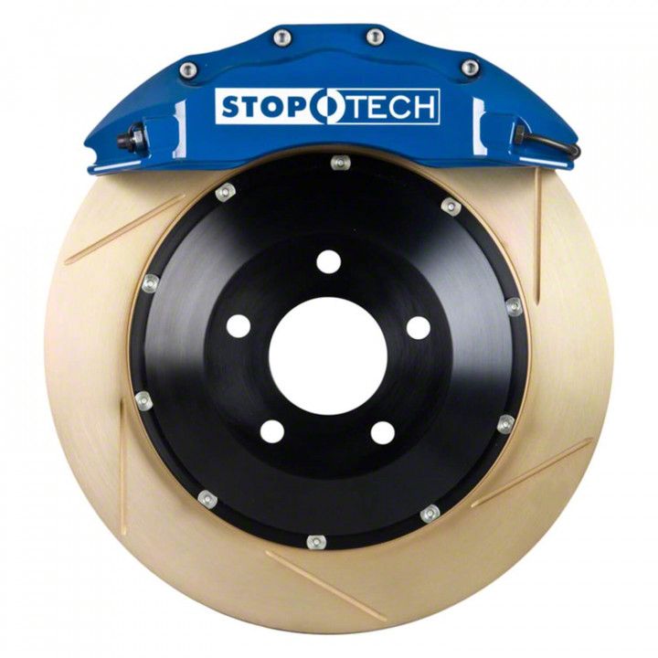 StopTech Mustang ST-60 Performance Slotted Coated 2-Piece Front Big ...