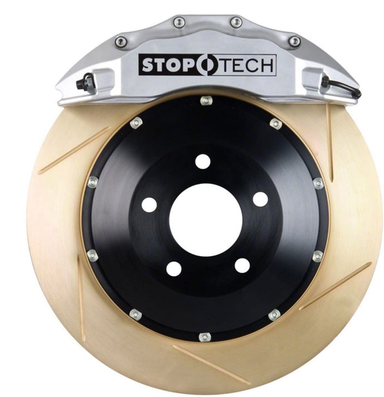 StopTech Mustang ST-60 Performance Slotted Coated 2-Piece Front Big ...