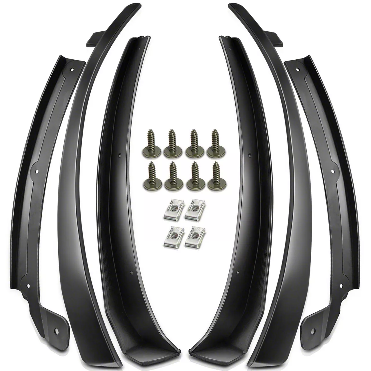 Camaro Mud Flap Splash Guards; Front and Rear (16-19 Camaro, Excluding ...