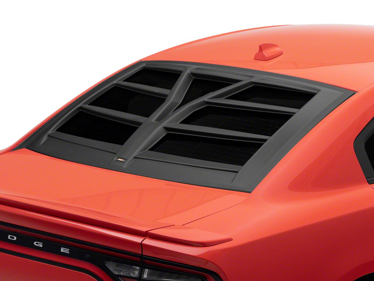 Charger Torch Rear Window Louvers; Matte Black (11-23 Charger) - Free ...