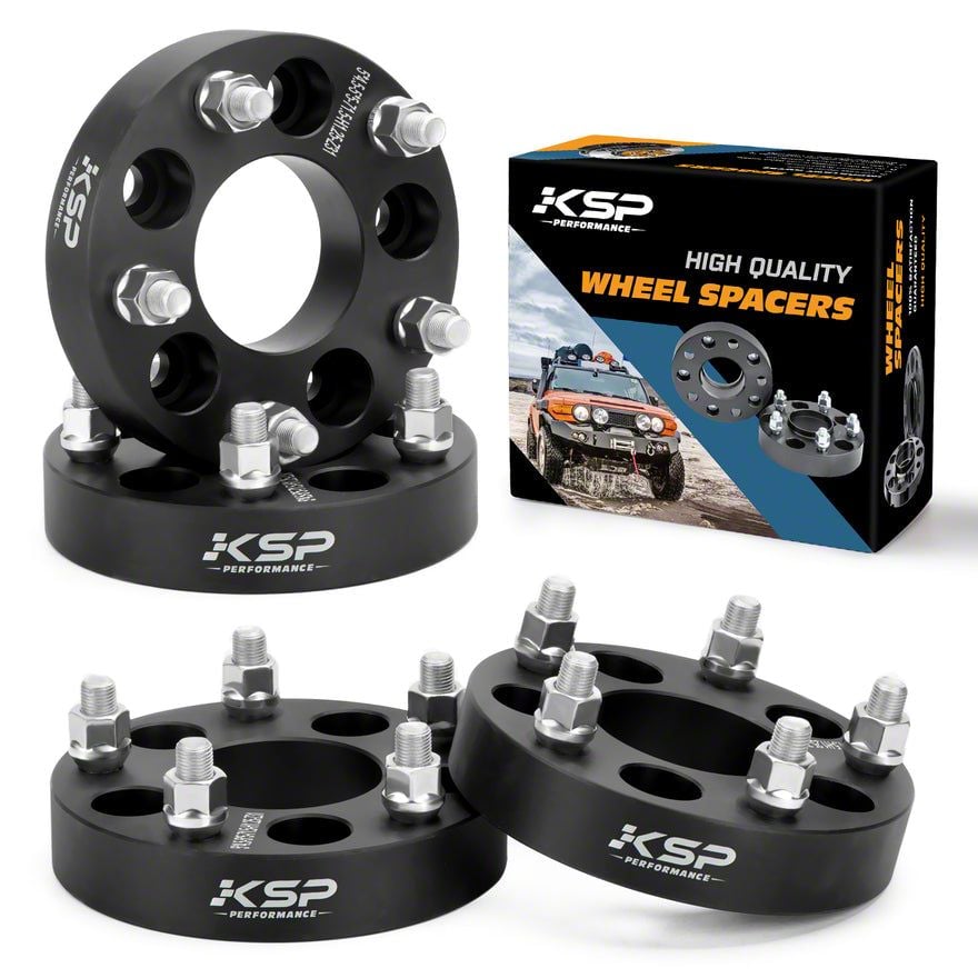 Mustang 1.25-Inch Wheel Adapters; 5x4.5 to 5x5 (94-14 Mustang) - Free ...