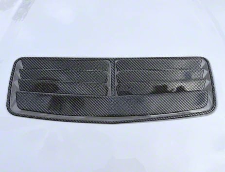 Mustang Hood Vent Accent Trim; Rapid Red (24-26 Mustang GT, Dark Horse ...