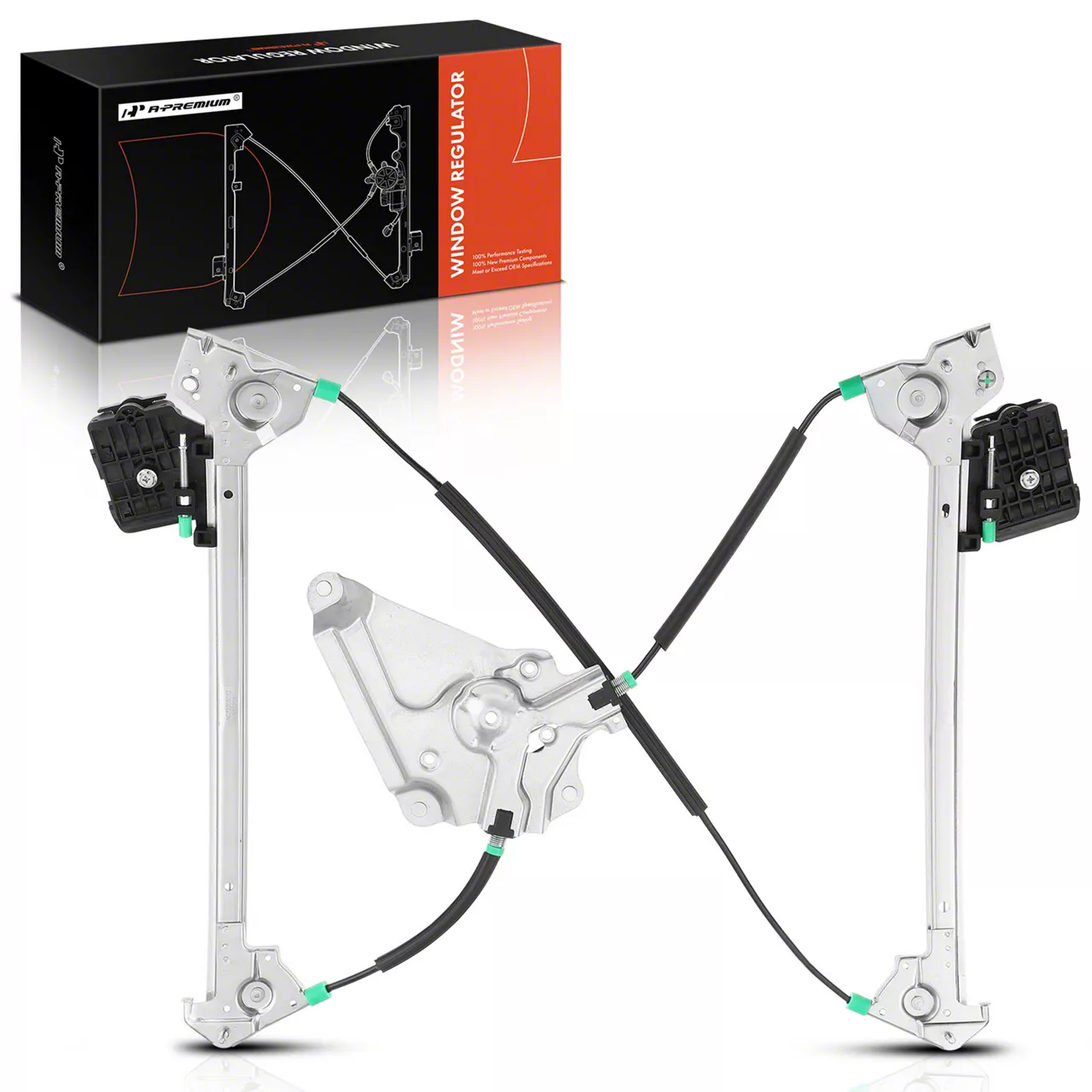 Mustang Power Window Regulator without Motor; Front Passenger Side (10 ...