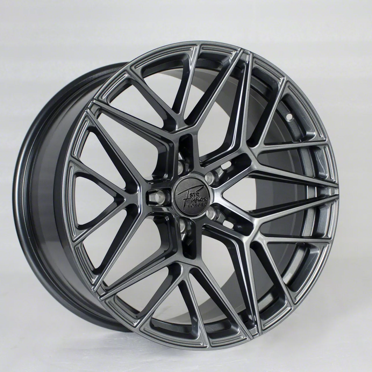 STR Fusion Forged Mustang STR801 Gun Metal Wheel; 20x9; 27mm Offset ...