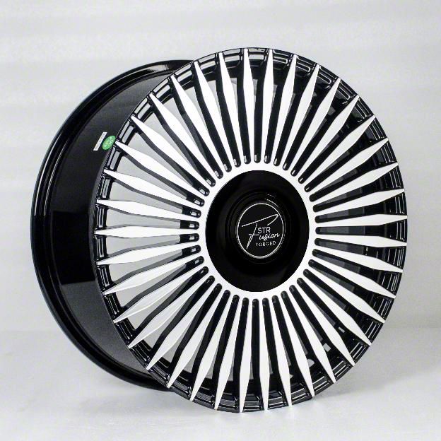 STR Fusion Forged Camaro STR803 Black Machined Face Wheel; 20x8.5; 35mm ...