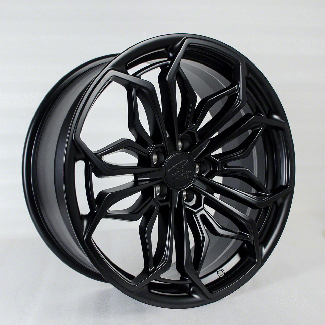 STR Fusion Forged Mustang STR802 Satin Black Wheel; 20x9; 27mm Offset ...
