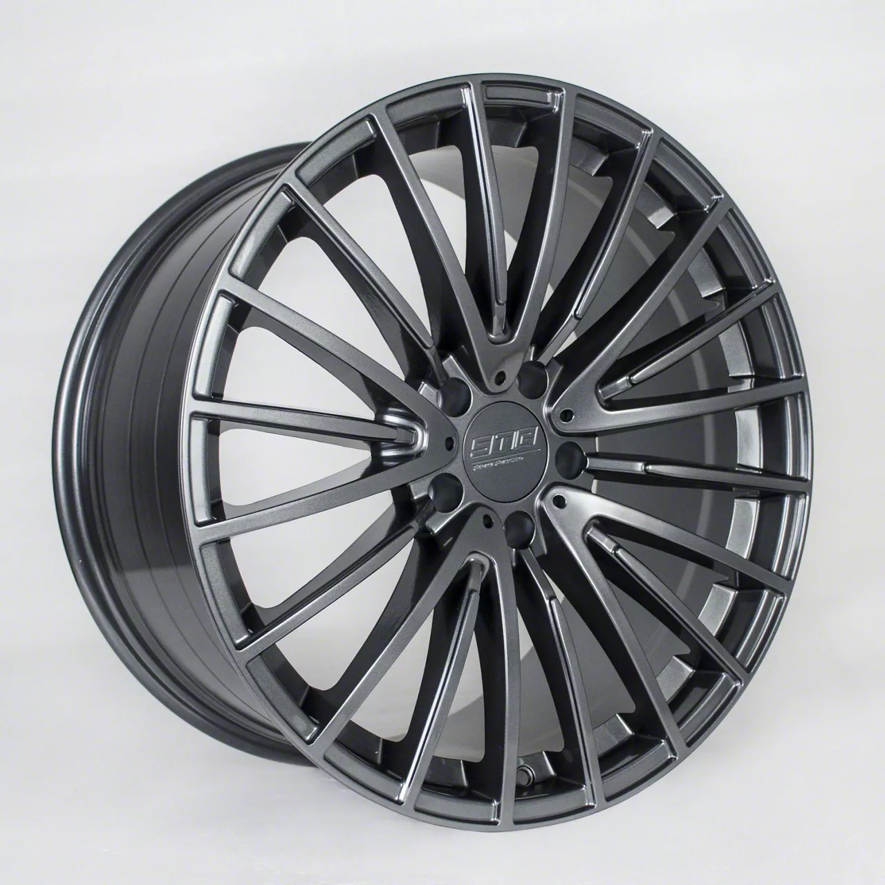 STR Racing Mustang STR913 Gun Metal Wheel; Rear Only; 20x10; 35mm ...