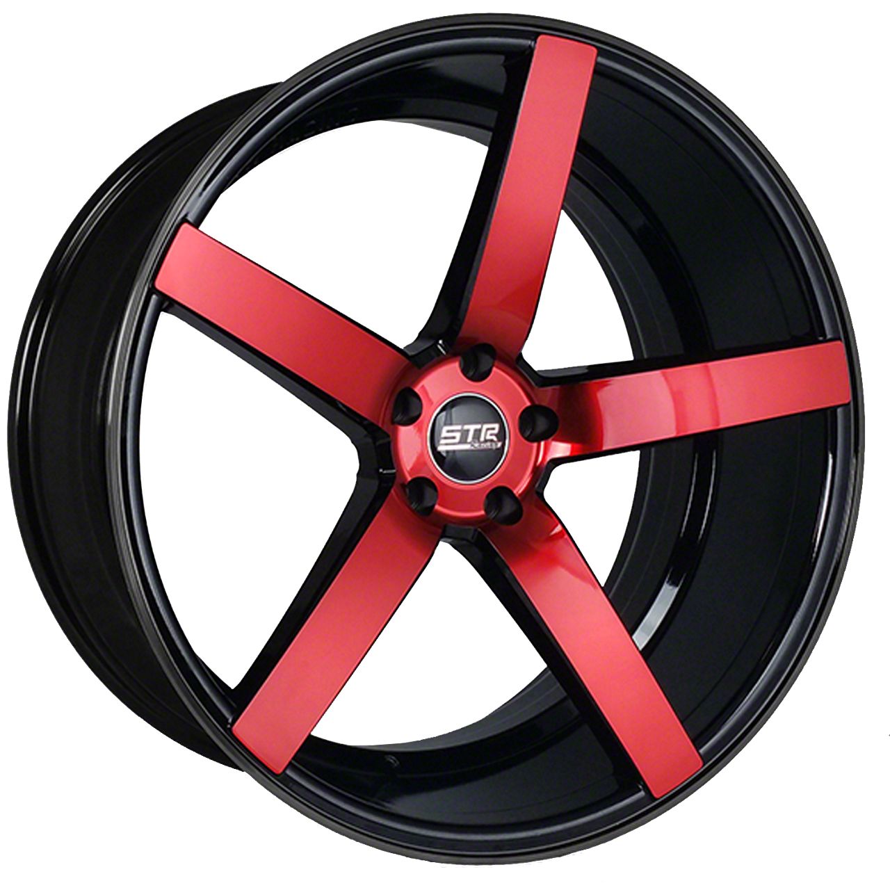 STR Racing Mustang STR607 Magic Red Wheel; 20x9; 30mm Offset STR607BR ...