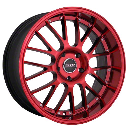 STR Racing Mustang STR514 Magic Red Wheel; 18x8.5; 30mm Offset STR514BR ...