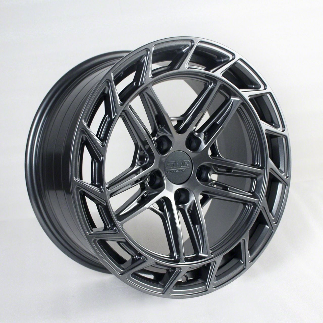 STR Racing Mustang STR915 Gunmetal Wheel; 18x8.5; 30mm Offset STR915GM ...