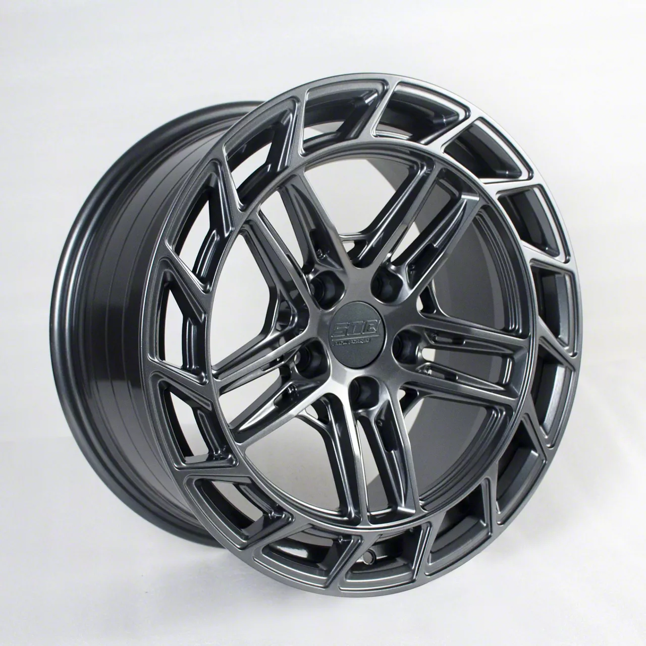 STR Racing Mustang STR915 Gunmetal Wheel; 18x8.5; 30mm Offset STR915GM ...