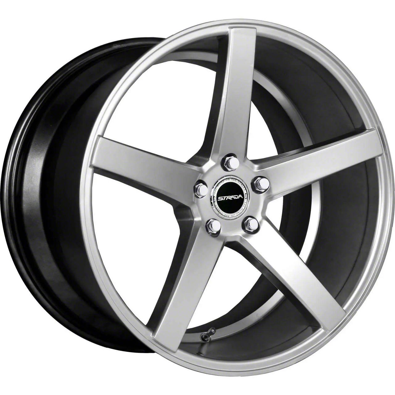 Strada Charger Perfetto Silver Wheel; 20x9.5; 40mm Offset S35051540DS ...