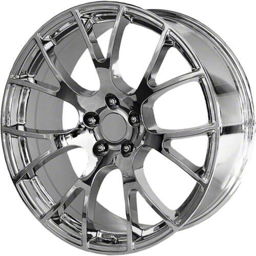 Strada OE Replica Challenger Hellcat Chrome Wheel; 22x9; 15mm Offset ...