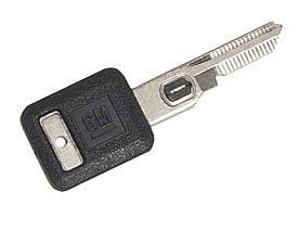 Camaro Single-Sided VATS Key with GM Logo; Code 9 (89-02 Camaro) - Free ...