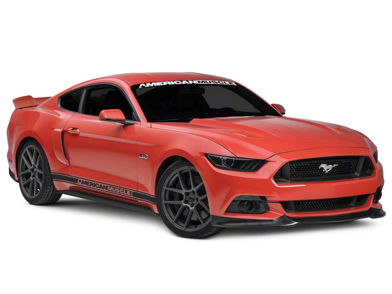 Street Scene Mustang Front Chin Spoiler; Unpainted 950-70614 (15-17 ...